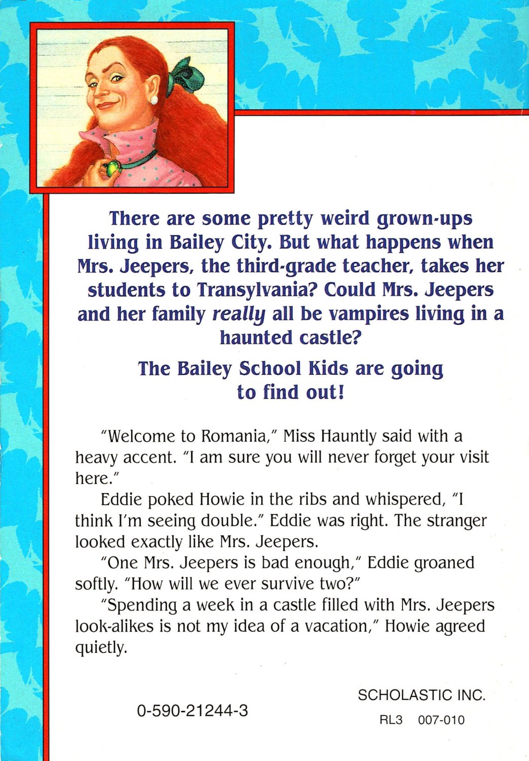 The Adventures of The Bailey School Kids Mrs. Jeepers Batty Vacation ...