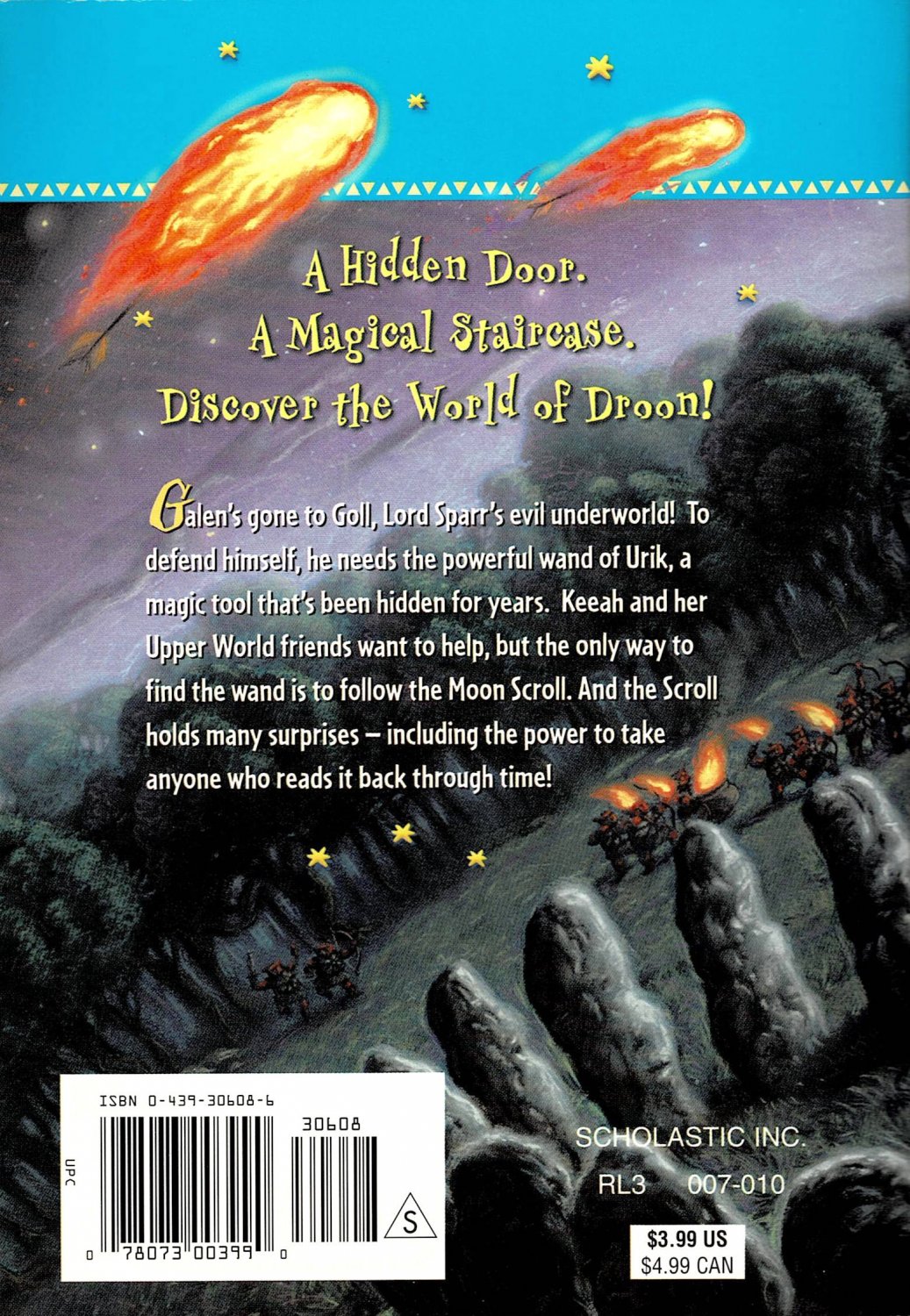 The Secrets of Droon The Moon Scroll By Tony Abbott Paperback Book 2002