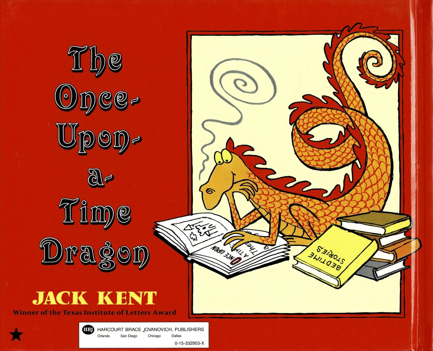 The Once Upon A Time Dragon By Jack Kent For Ages 4 to 8 Hardcover Book ...