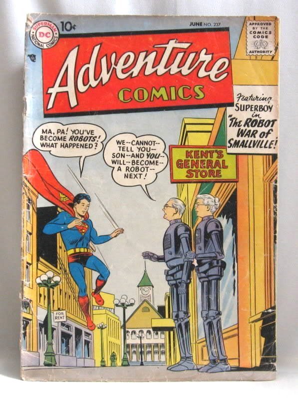 Adventure Comics No. 237 June Comic Book Vintage 1957 Superman