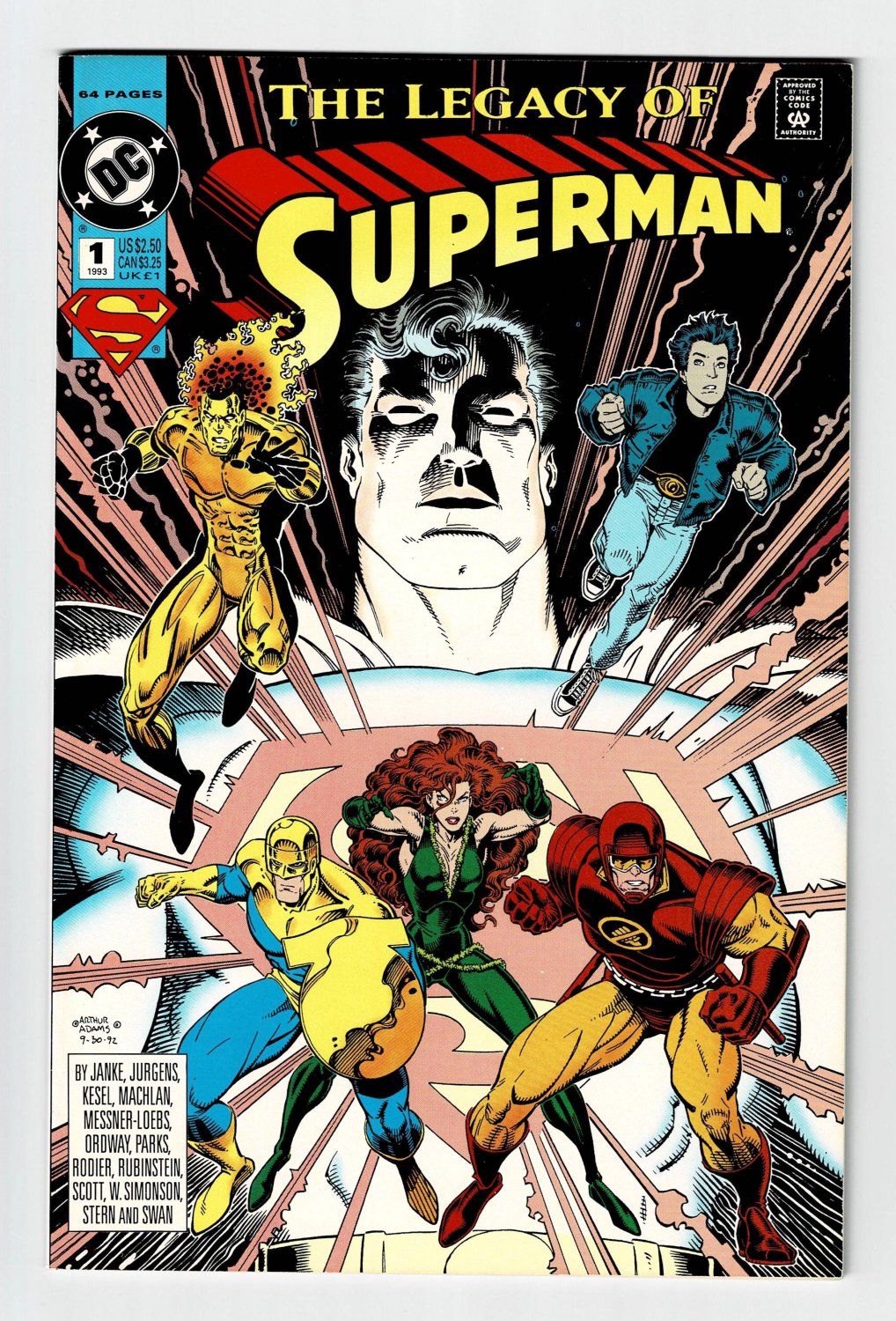 The Legacy of Superman No. 1 March Comic Book 1993