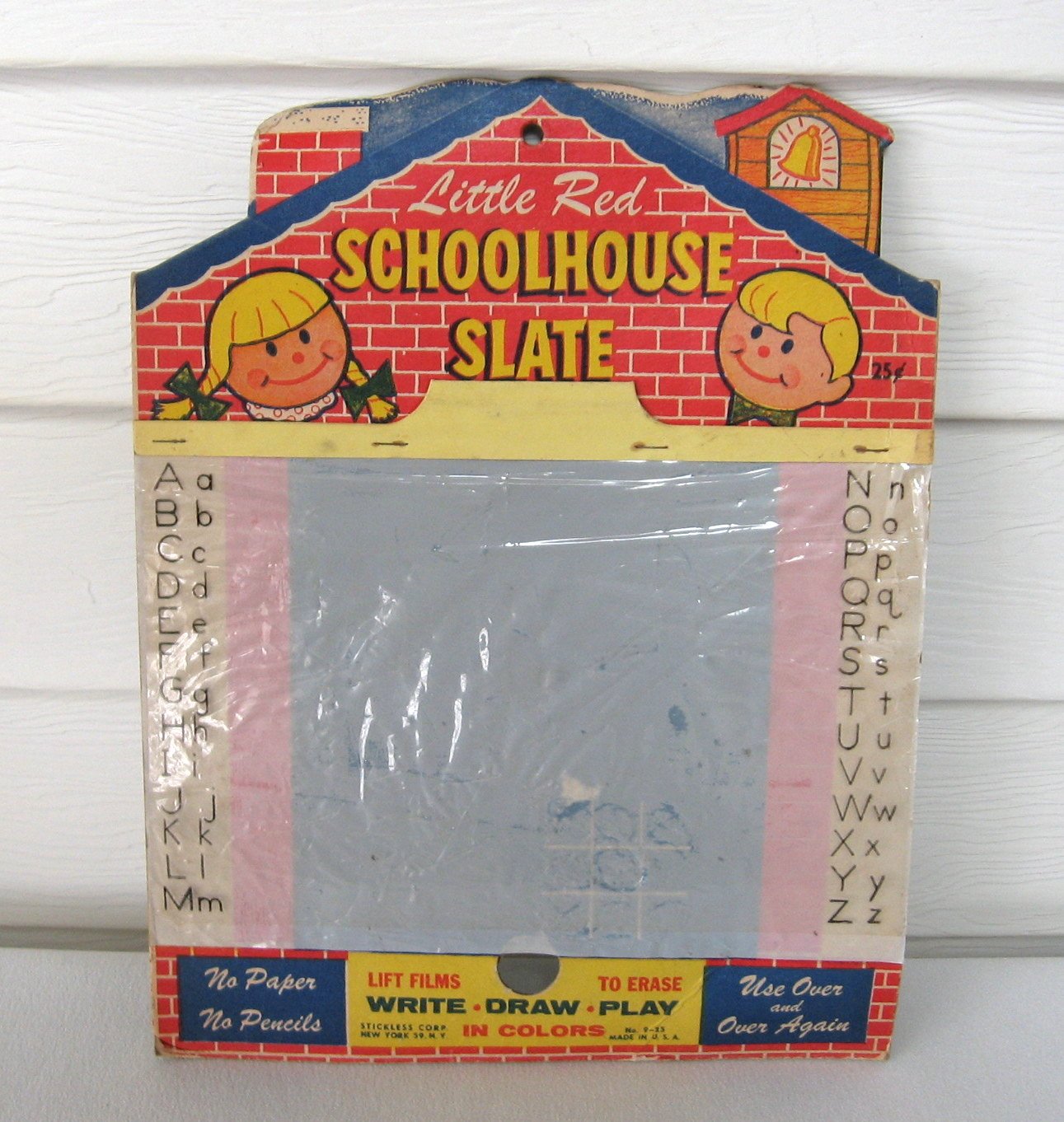 Little Red Schoolhouse Magic Slate Retro Toy Lift Film to Erase Write ...