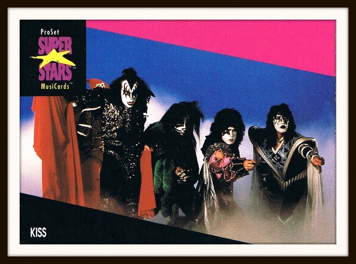 Gene Simmons Kiss Music Trading Card No. 197 Proset Super Stars 1991