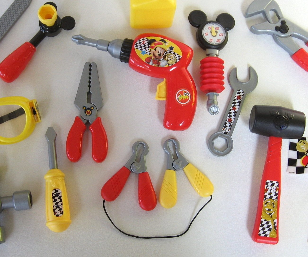 Disney Mickey Mouse Roadster Pit Crew Tool Set Pretend Toys Large 82 ...