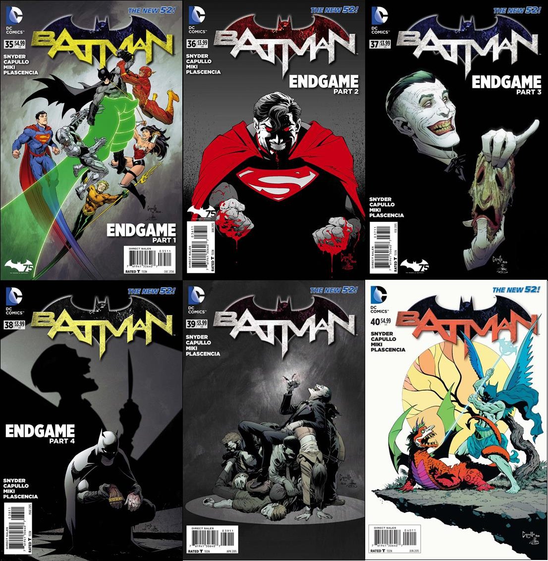 Batman [2015] End Game Set #35 36 37 38 39 40 Starring Joker VF/NM ...
