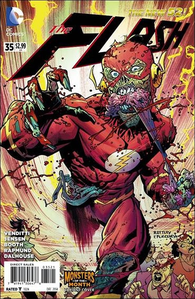 Flash #35 Monsters of the Month Variant Cover [2014] The New 52! VF/NM ...