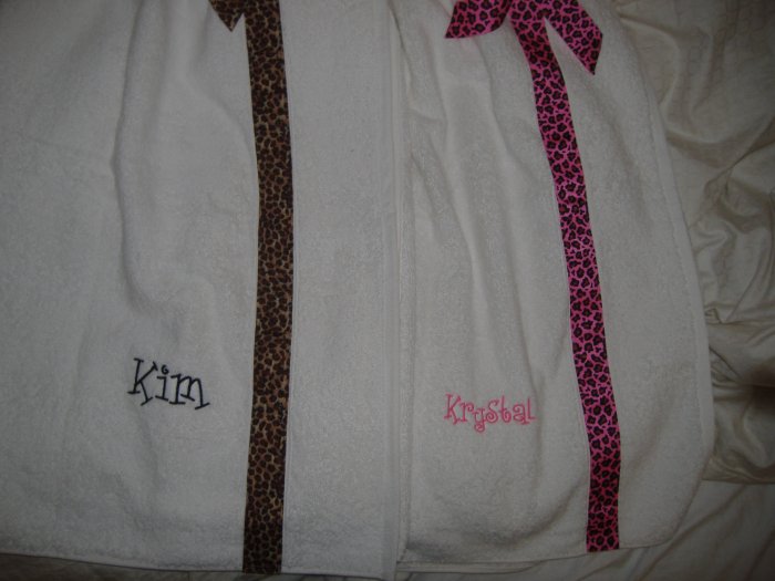 Personalized towel wrap