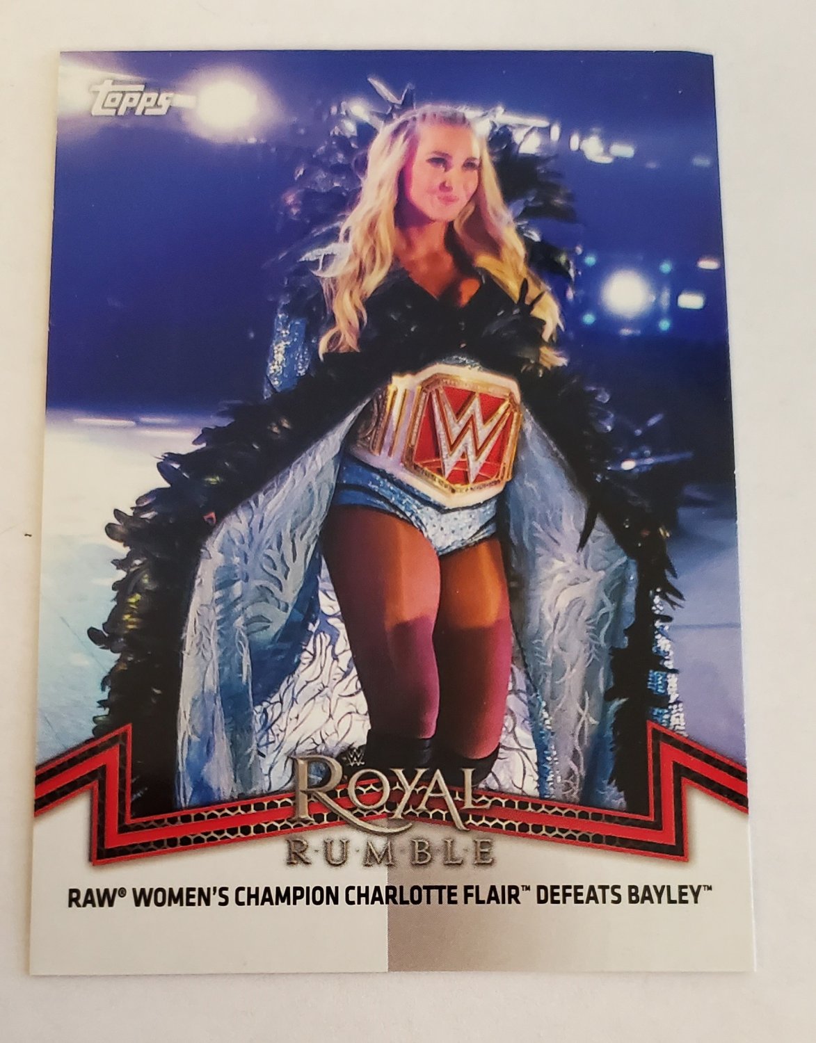 Charlotte Flair 2019 Topps Wwe Womens Division Matches And Moments Insert