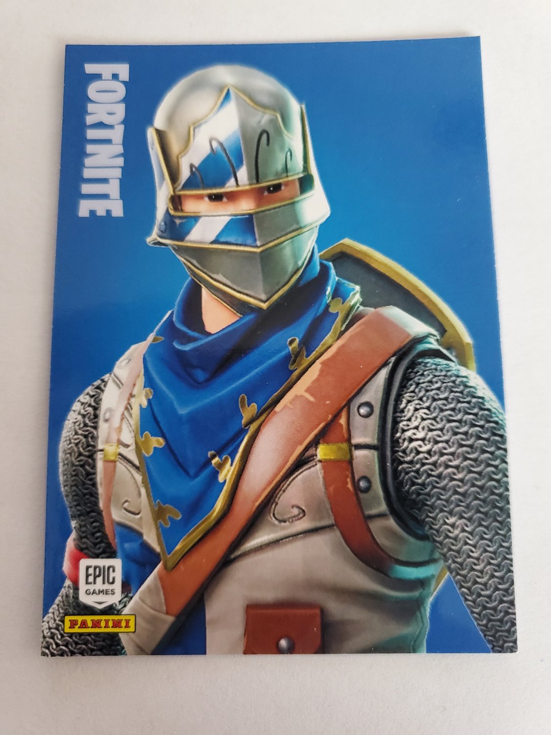 Blue Squire 2019 Fortnite Rare Outfit Card