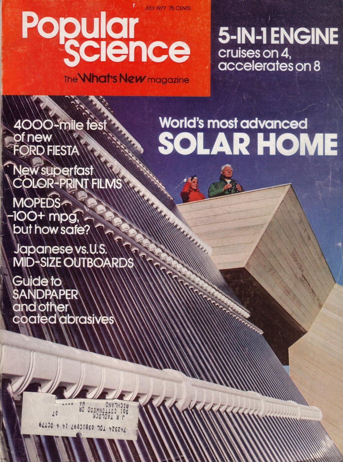 Popular Science Magazine -- July 1977