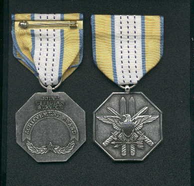 Joint Service Civilian Achievement Award medal Joint Chiefs of Staff JCS
