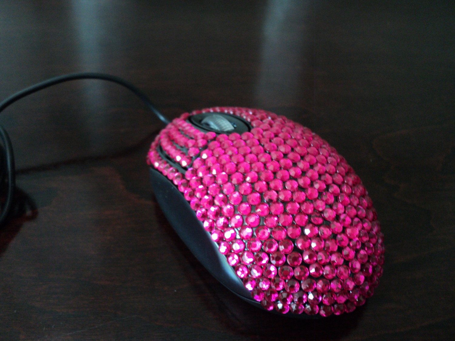 Pink Bling Computer Mouse