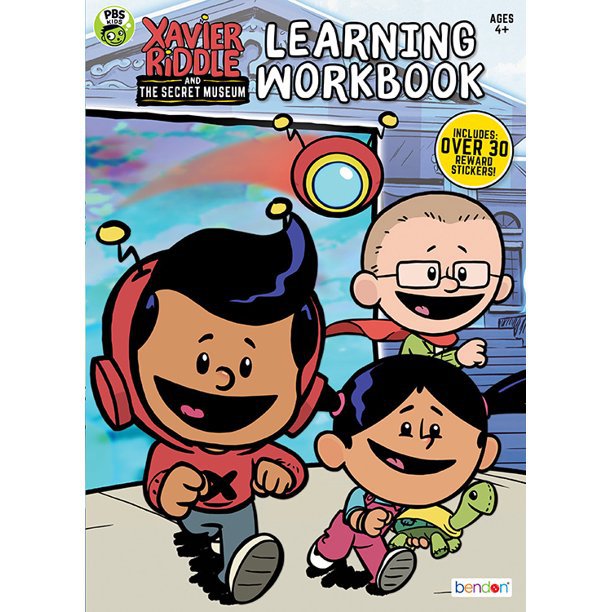 PBS Kids Xavier Riddle & The Secret Museum Workbook with Stickers