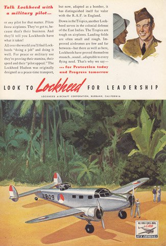1941 Lockheed: Propeller Plane
