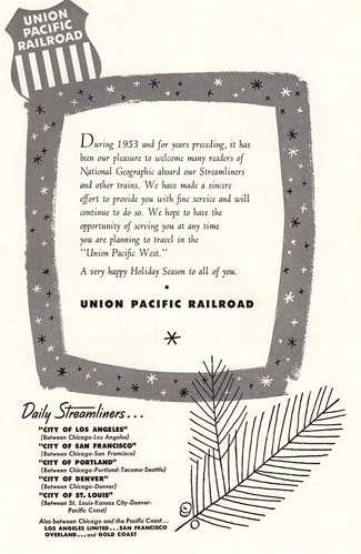 1953 Union Pacific Railroad Letter