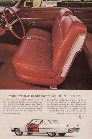 1964 Cadillac: Red Interior