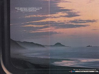 1981 Amtrak: Point Arguello California; Coast Starlight