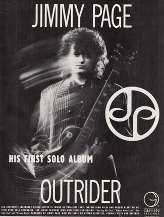 1988 Jimmy Page: Outrider; Promo