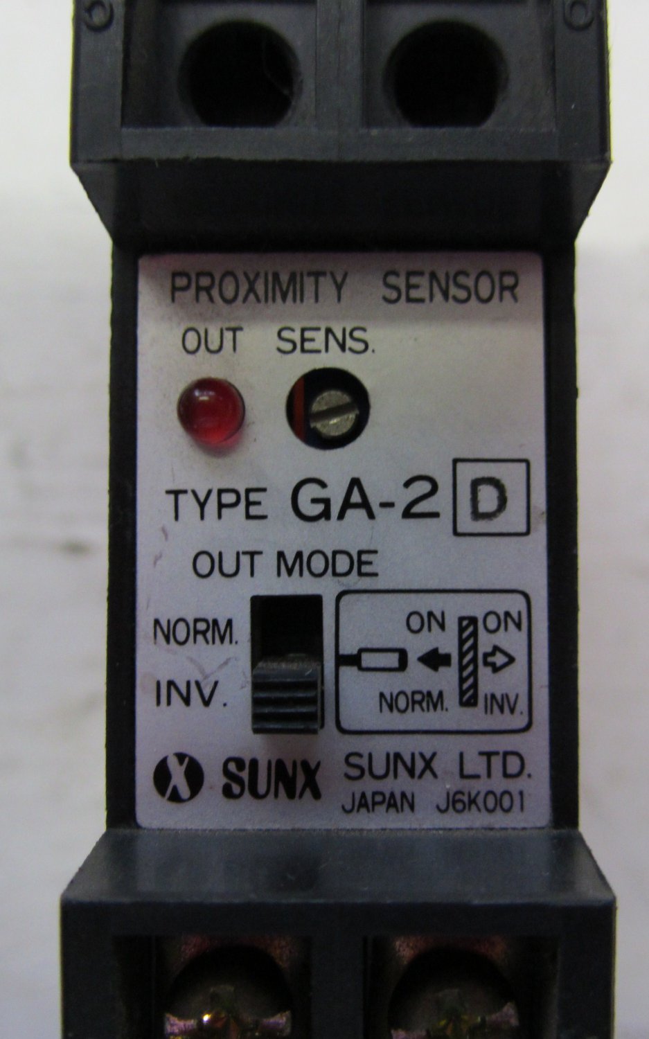 SUNX LTD GA-2D FX7 Proximity Sensor Amplifier 30 VDC .2 A Max GA2D