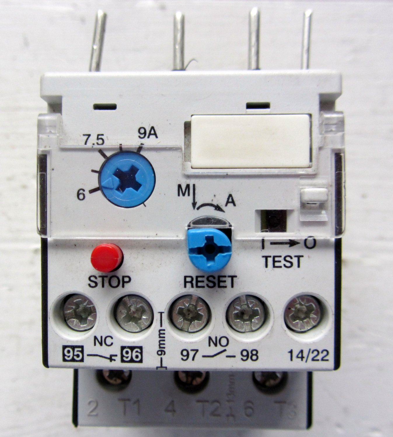 Automation Direct RTD32900 Overload Relay 6 - 9 Amp 1 NC 1 No Aux 1 ...