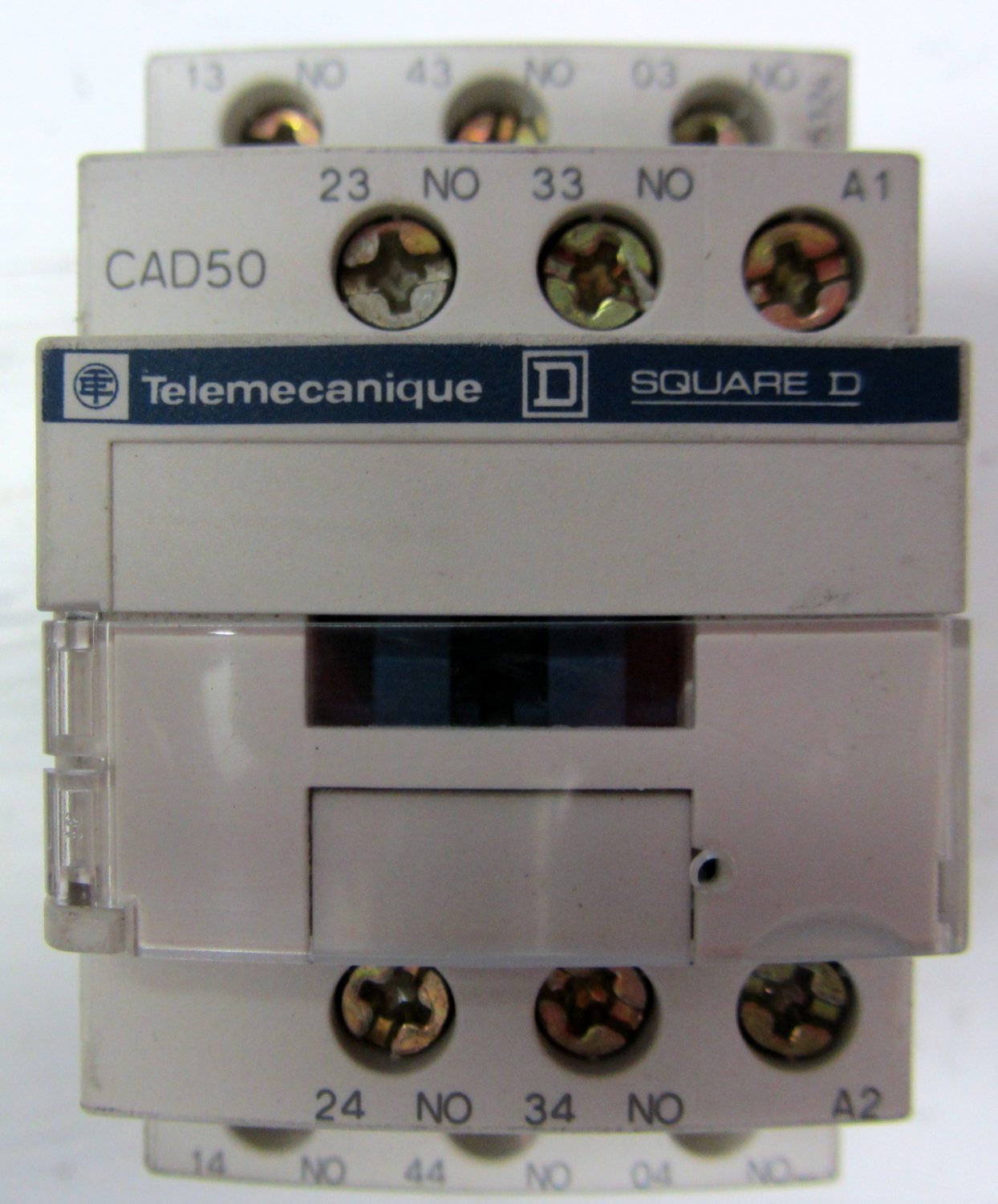Telemecanique CAD50G7 CAD50 120 VAC Coil 5 Contact Relay 10 Amp