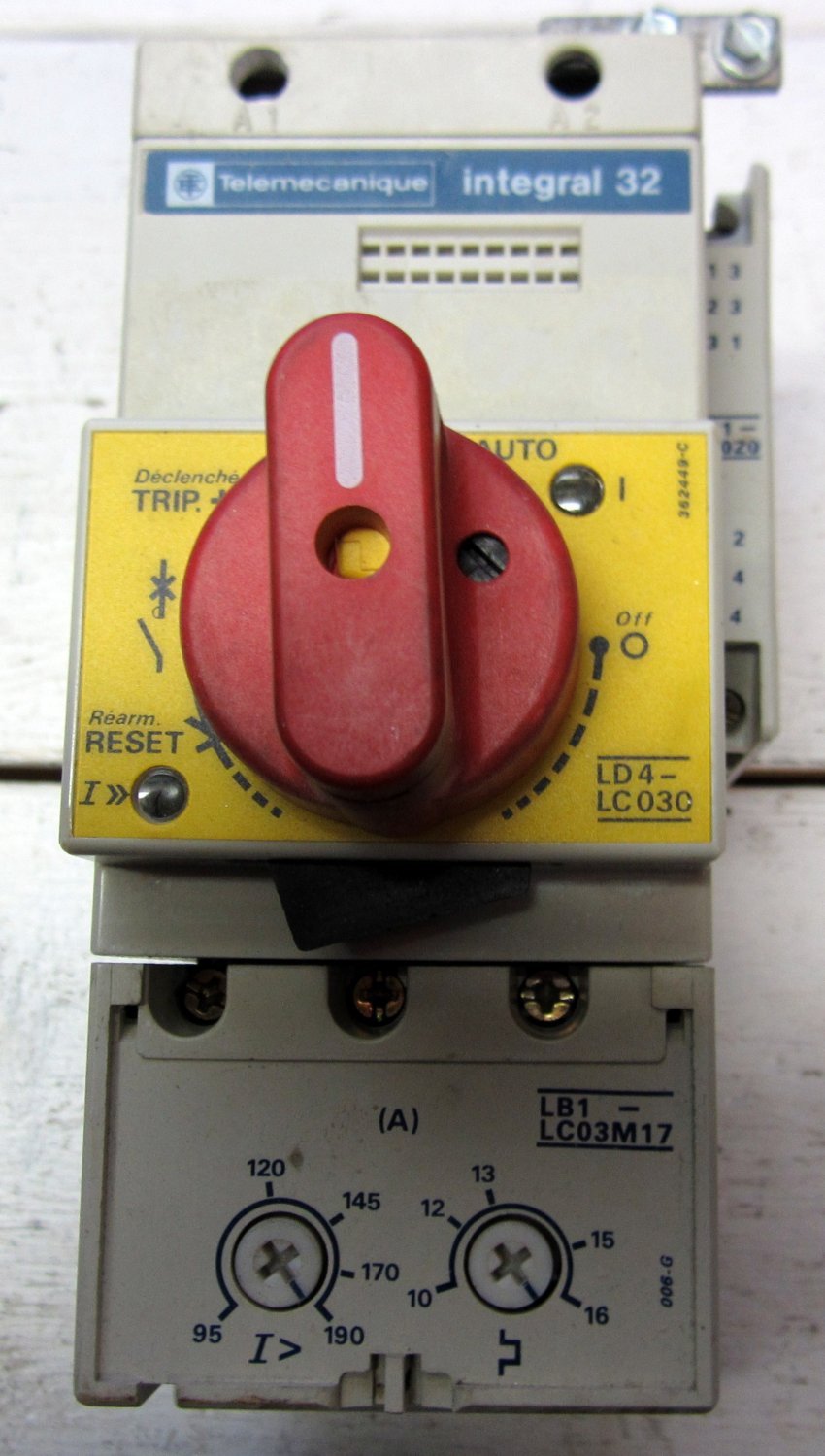 Telemecanique LD4LC.30. LD4LC03C LB1LC03M17 Integral 32 Starter 575 VAC ...