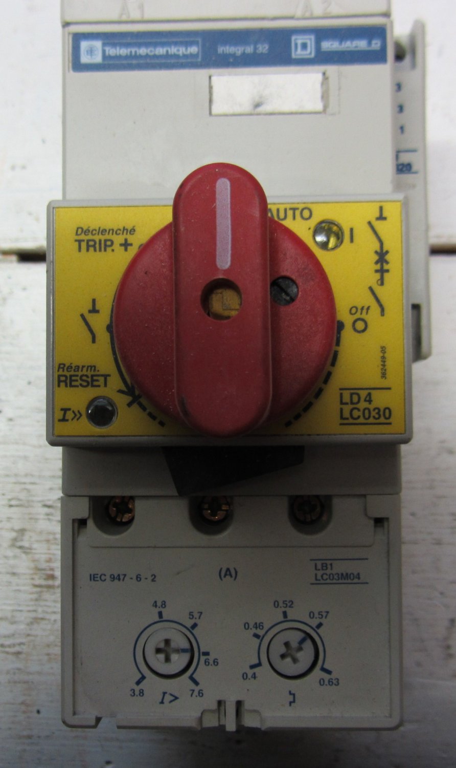 Telemecanique LD4LC.30. LD4LC030 LB1LC03M04 Integral 32 Starter 575 VAC ...