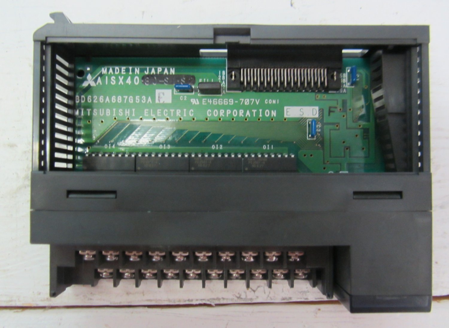 Mitsubishi A1SX40 16 Point 24 VDC 12 VDC Digital Input PLC Module A1S-X40