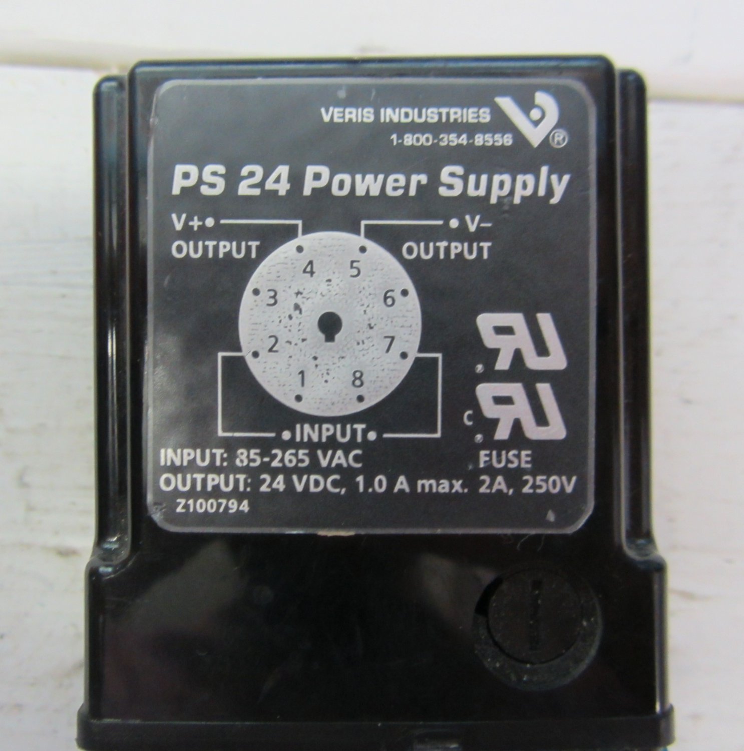 Veris Industries PS 24 Power Supply 24 VDC 1 Amp Output 85 - 265 VAC Input