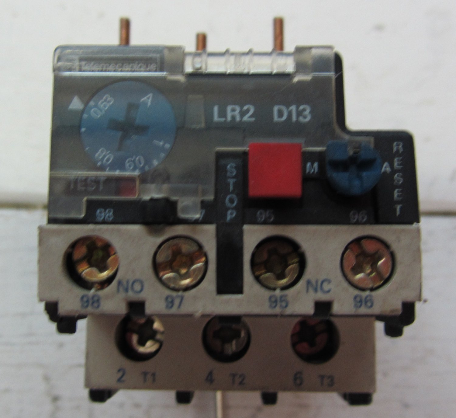 Telemecanique LR2D13 LR2-D1305 OVERLOAD RELAY .63 - 1 AMP 690 Volt 2 ...