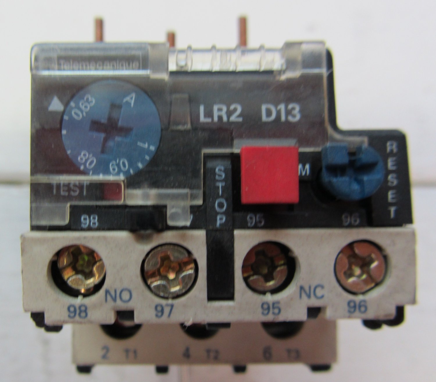 Telemecanique LR2D13 LR2-D1305 OVERLOAD RELAY .63 - 1 AMP 690 Volt 2 ...