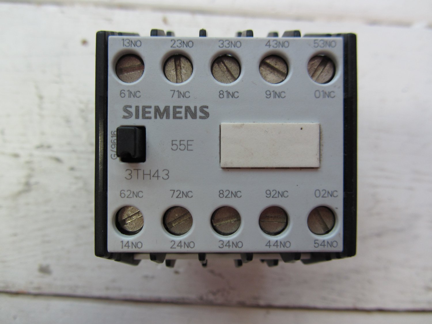 Siemens 3TH4355-0A 5 Normally Open 5 Normally Closed Contact Relay ...