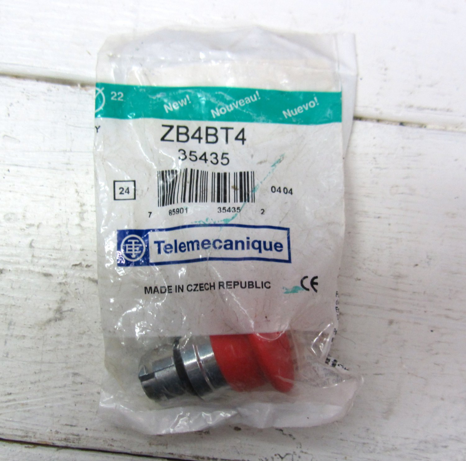 Telemecanique ZB4BT4 35435 E Stop Red Push Pull Mushroom Operator Push ...