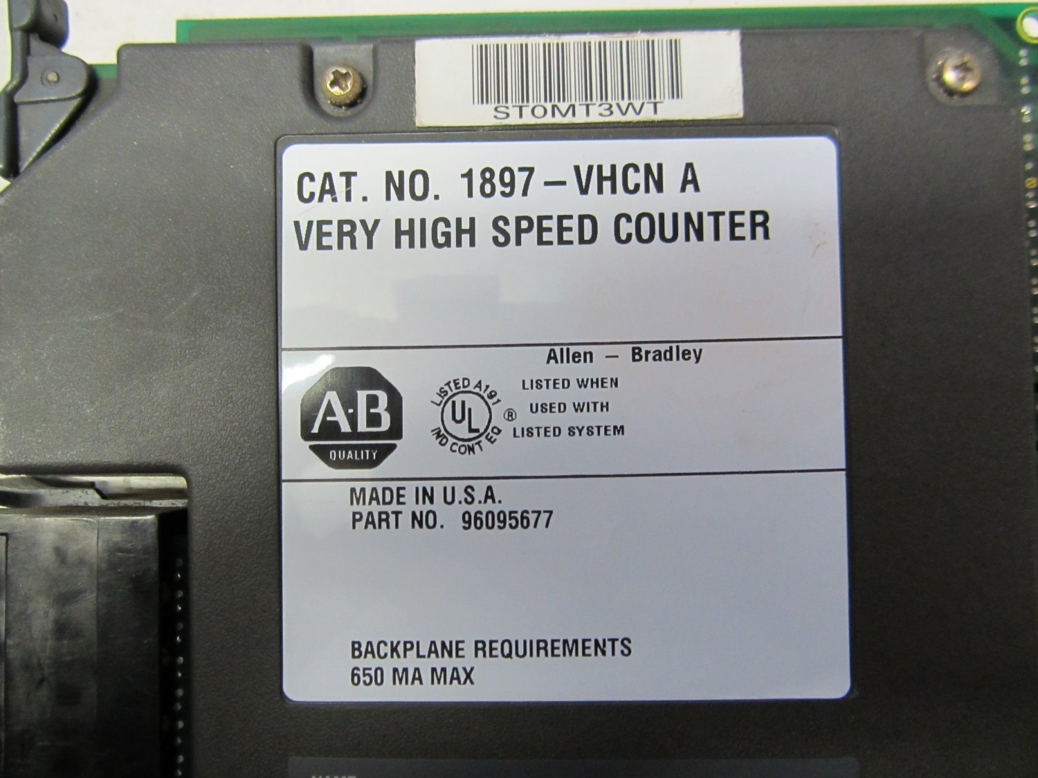 Allen Bradley 1897-VHCN A Very High Speed Counter Encoder Module PLC 5 ...