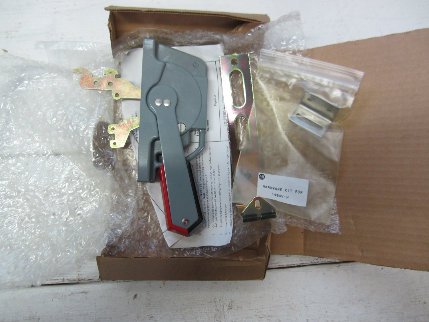 Allen Bradley 1494V-H1 Operator Handle Kit 60 - 200 Amp Variable Depth ...