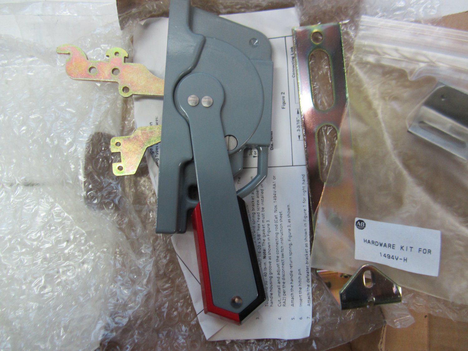 Allen Bradley 1494V-H1 Operator Handle Kit 60 - 200 Amp Variable Depth ...