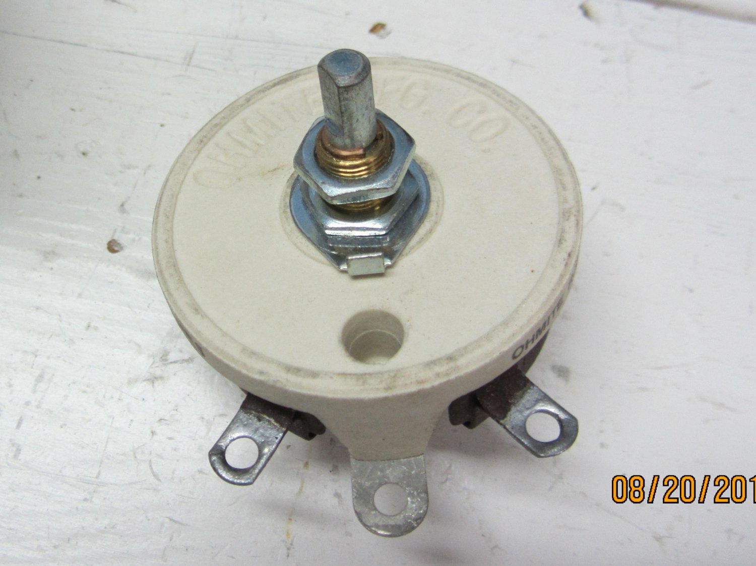 Ohmite RJS5K0 Rheostat 5000 Ohms 10 % wire wound 5K ohm new