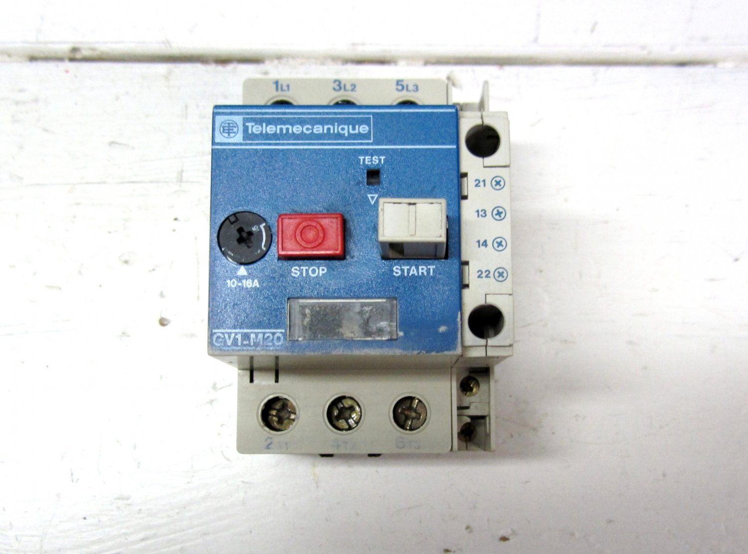 Telemecanique GV1-M20 Motor Protector Circuit Breaker 10 - 16 Amp GV1M20