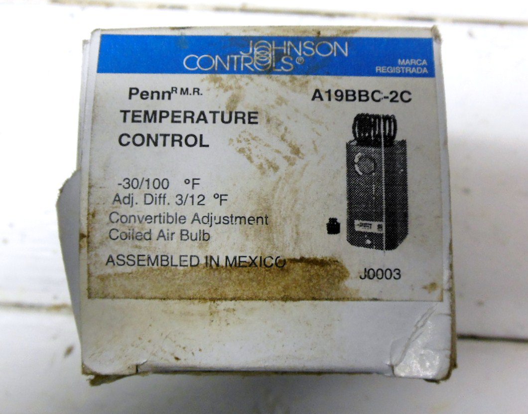 Johnson Controls A19BBC-2C Temperature Control Convertible Adjustment ...