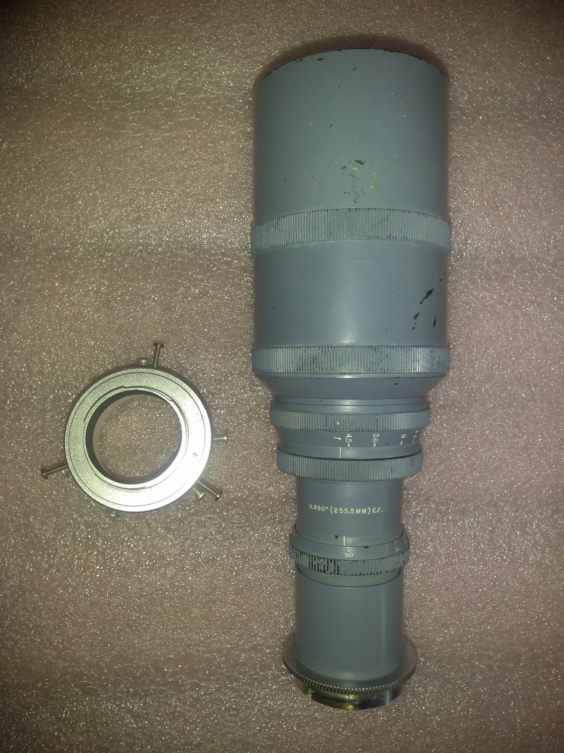 10" (254mm) f/4.5 Wollensak Fastax Raptar