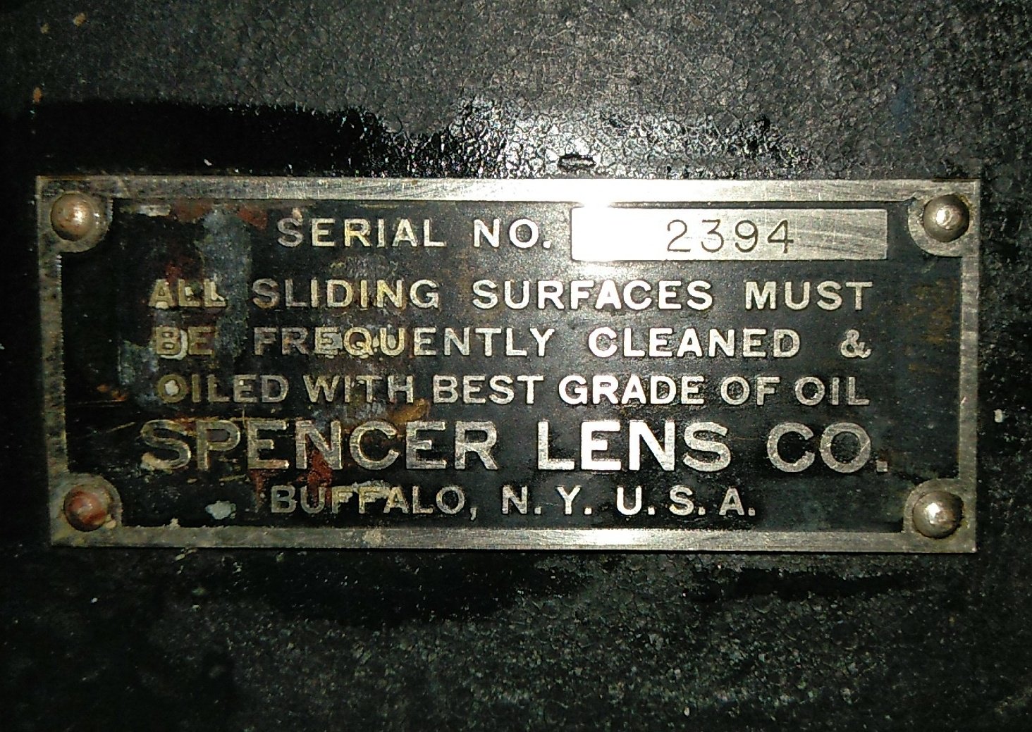 REDUCED! Antique Pre-1938 Spencer 860 Sliding Block Bench Microtome
