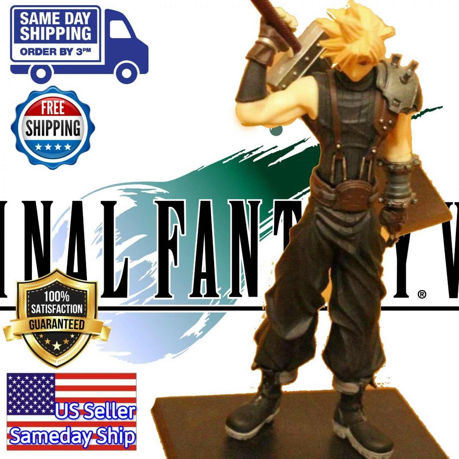 Final Fantasy 7 VII FF7 Figurine Figure Cloud Strife Remake Trading ...