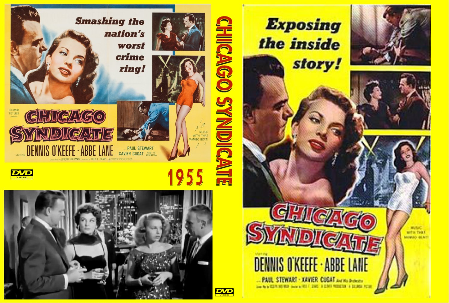 CHICAGO SYNDICATE 1955 Dennis O' Keefe