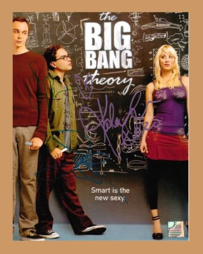 The Big Bang Theory Cast Autographed Signed Photo Jim Parsons Kaley