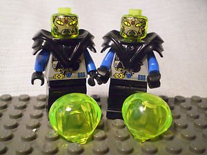 1015] LEGO Space Mars Minifigure~Insectoid Alien Black Grey Blue~Green ...
