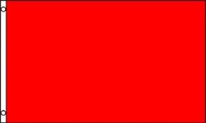 SOLID RED Sign Flag 3x5ft advertising banner sign