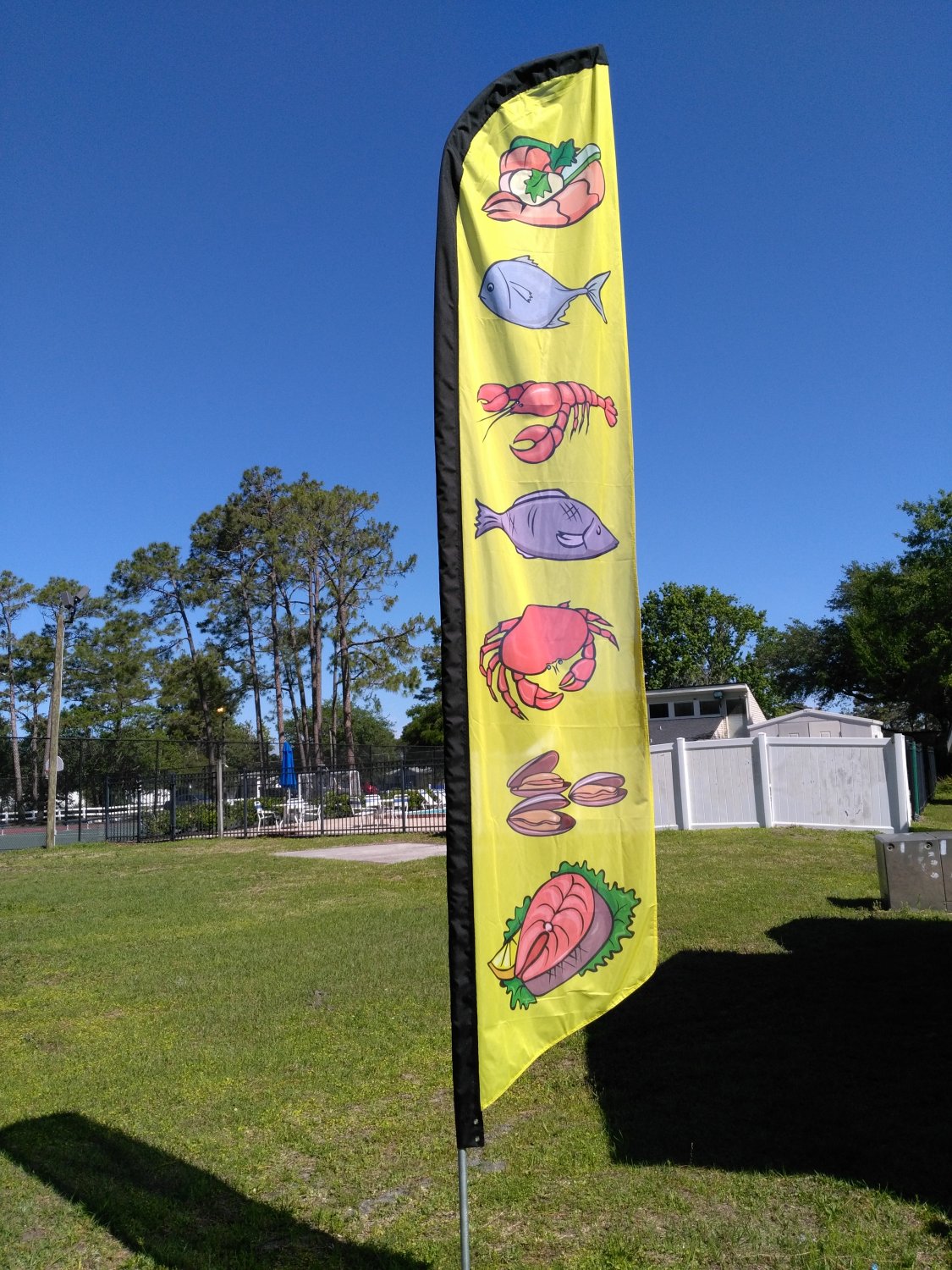99.00 PREMIUM QUALITY CUSTOM full sleeve swooper flag KIT with YOUR DESIGN