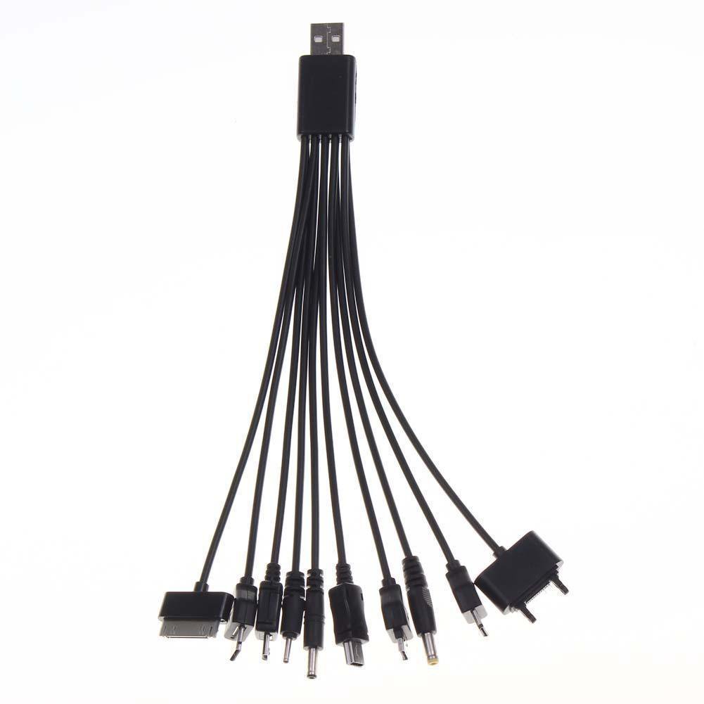 10 IN 1 USB UNIVERSAL MULTI CHARGER CABLE ADAPTER for MOBILE PHONE