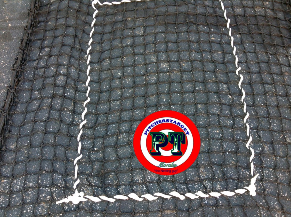 Baseball batting cage netting 12x14x70 door baffle net #36, free net ...