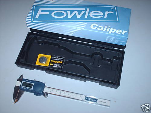 Fowler 6" Digital Caliper - Aircraft,Automotive,Machinist,Industrial ...